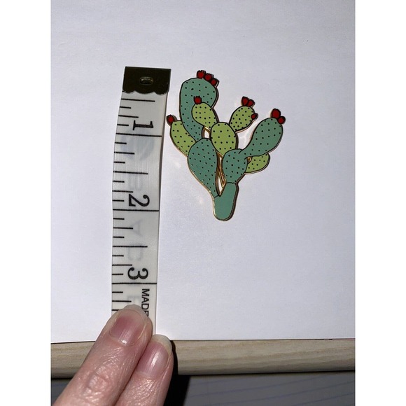 Spear | Jewelry | Vintage Wm Spear Alaska Enamel Prickly Pear Pin ...